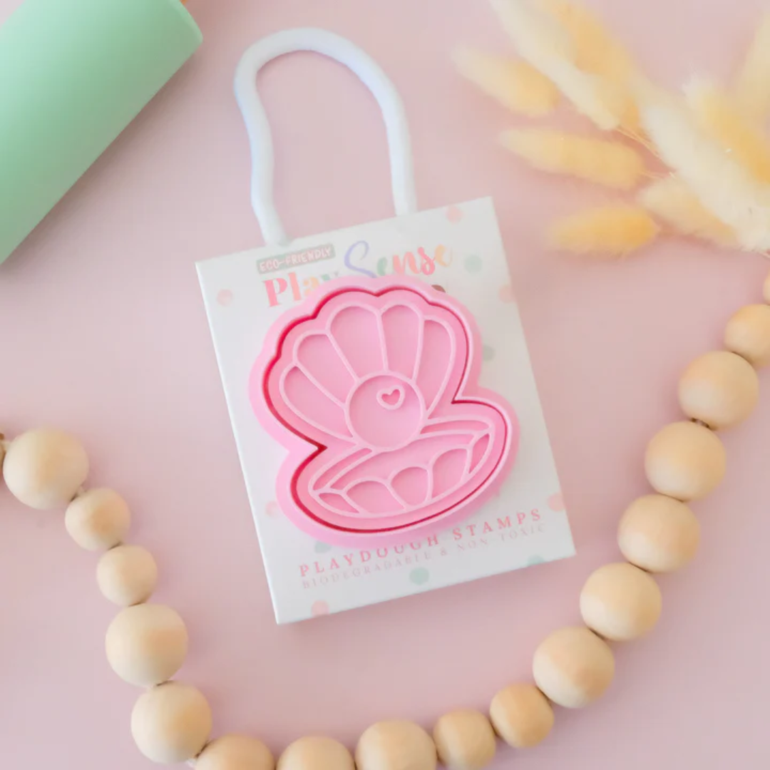 Play Sense - Eco Playdough Stamp | Mermaid Clam – Pickwick & Sprout