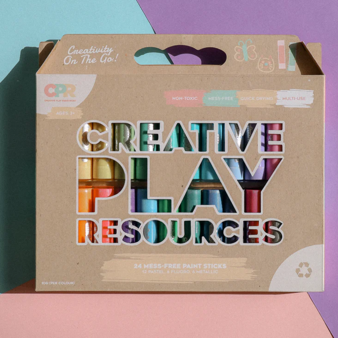 Creative Play Resources I Paint Sticks - 24 Pack Assorted – Pickwick & Sprout