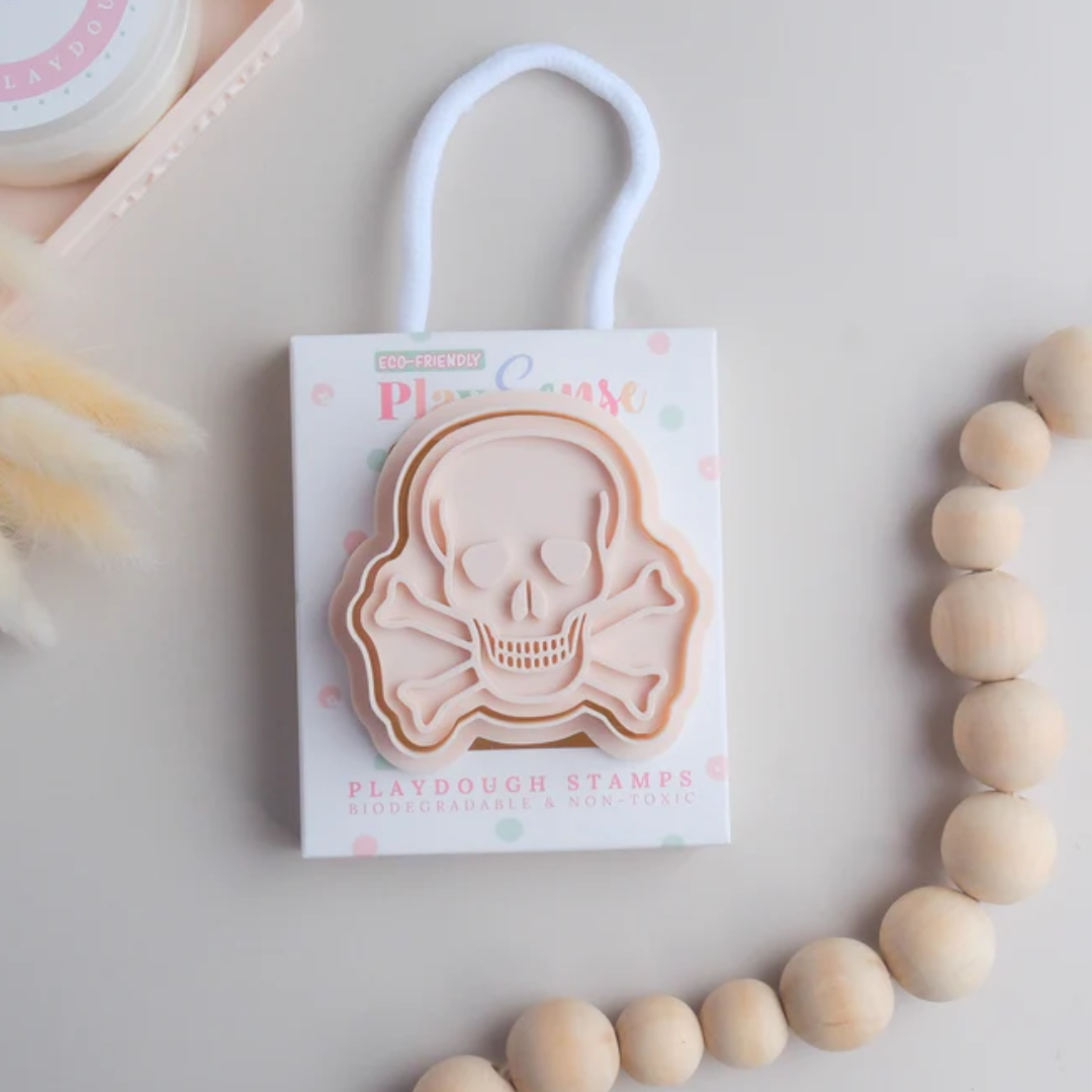 Play Sense - Eco Playdough Stamp | Skull & Bones – Pickwick & Sprout